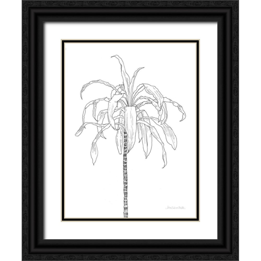 Miller, Sara Zieve 15x18 Black Ornate Wood Framed with Double Matting ...