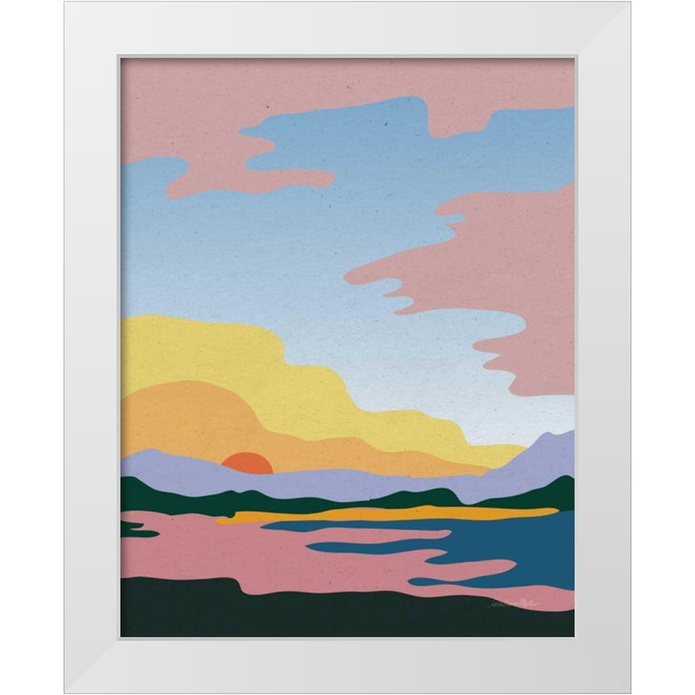 Miller, Sara Zieve 15x18 White Modern Wood Framed Museum Art Print ...