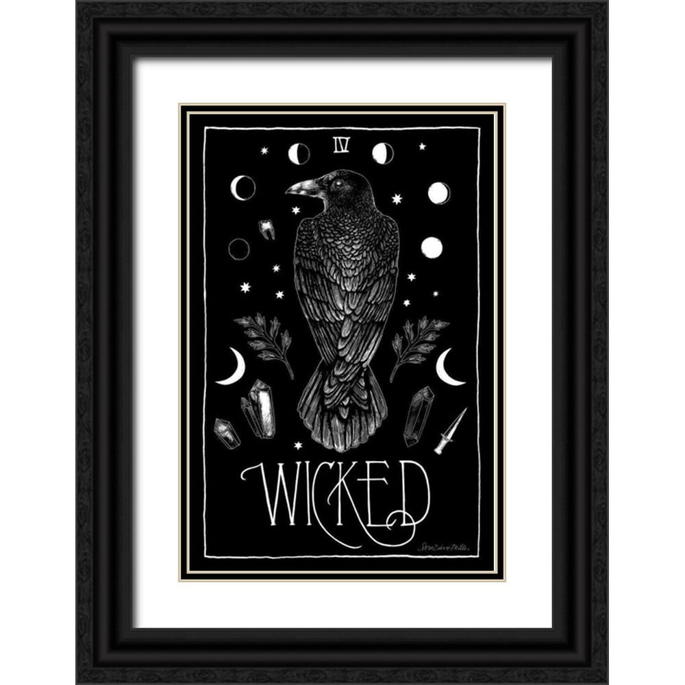 Miller, Sara Zieve 17x24 Black Ornate Wood Framed with Double Matting ...