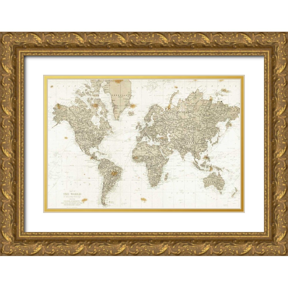Miller, Sara Zieve 18x13 Gold Ornate Wood Framed with Double Matting ...