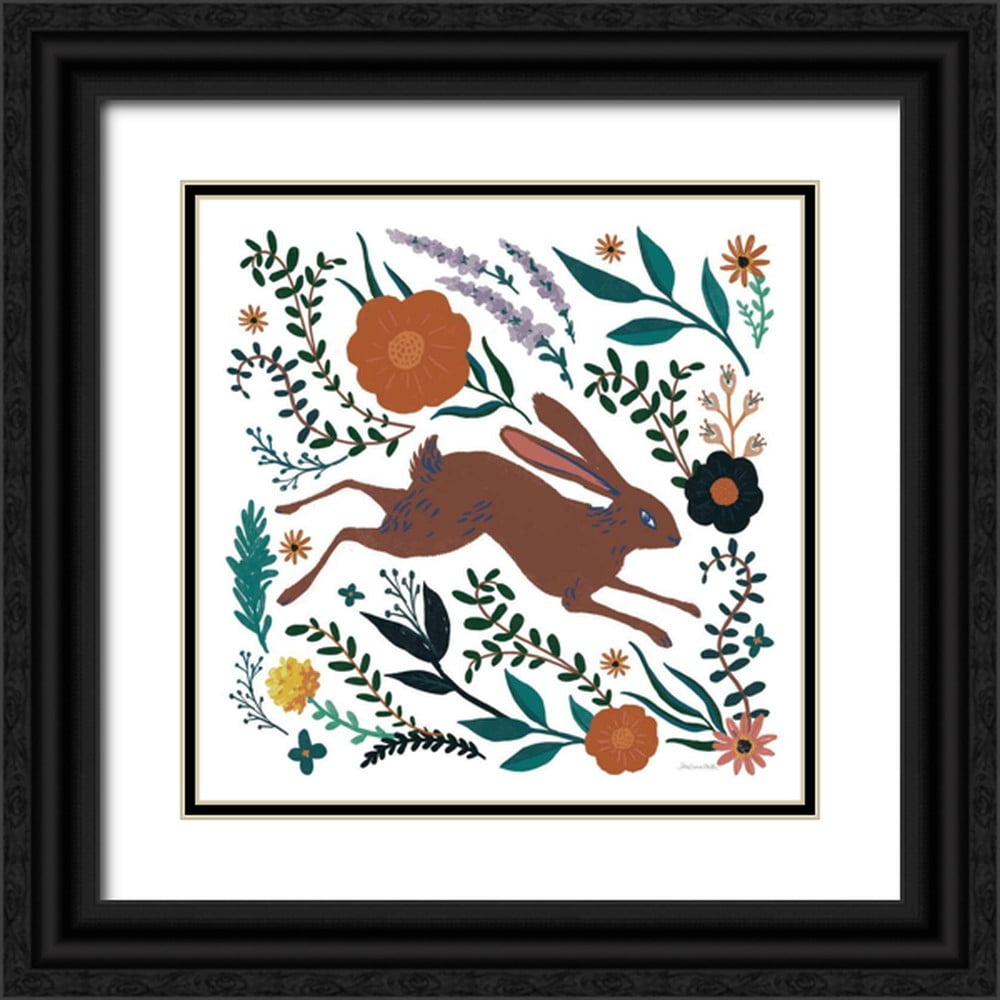 Miller, Sara Zieve 20x20 Black Ornate Wood Framed with Double Matting ...