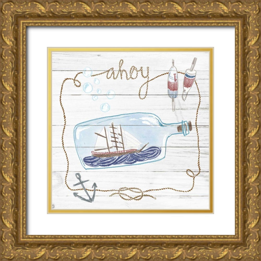 Miller, Sara Zieve 20x20 Gold Ornate Wood Framed with Double Matting ...