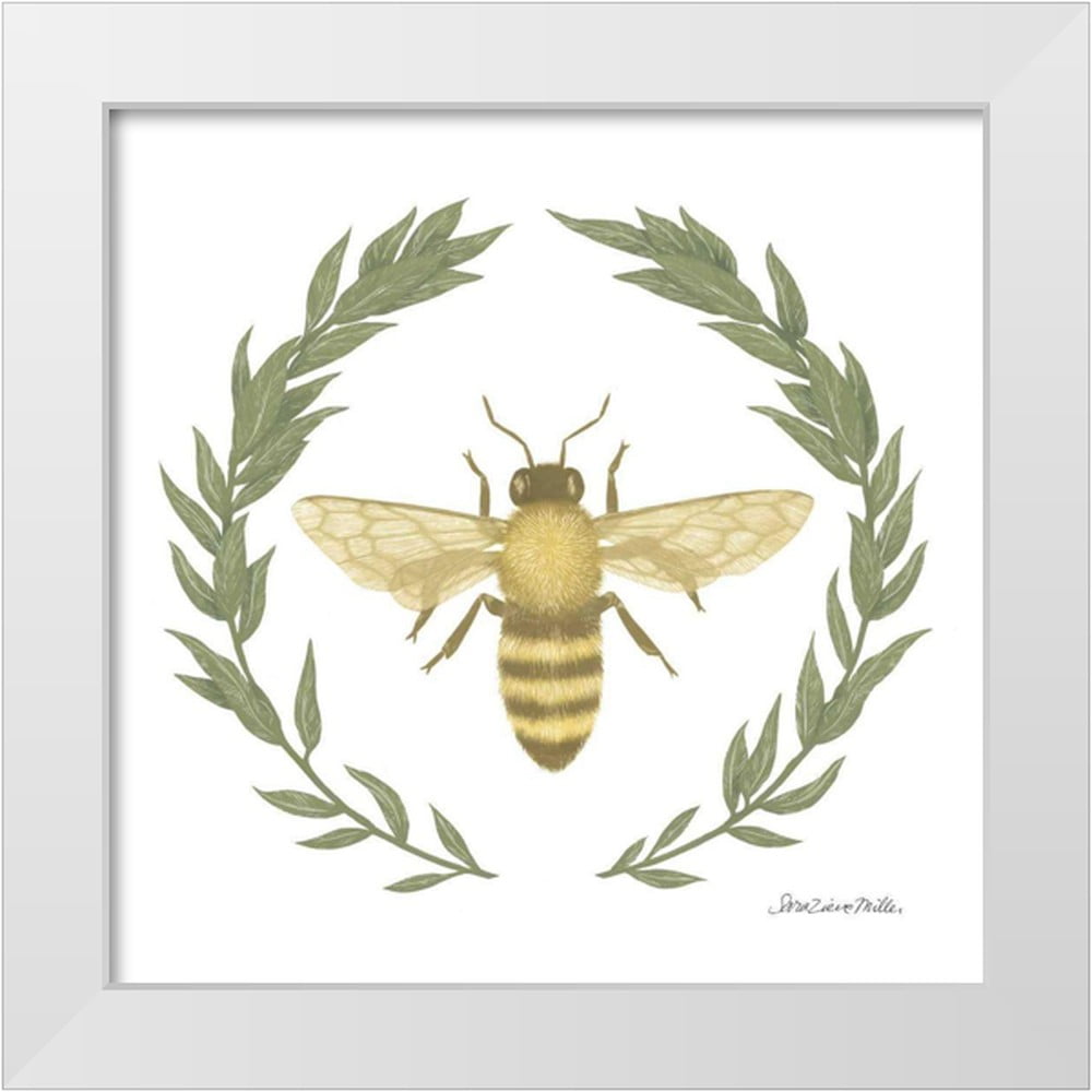 Miller, Sara Zieve 20x20 White Modern Wood Framed Museum Art Print ...