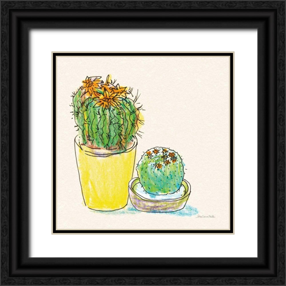 Miller, Sara Zieve 26x26 Black Ornate Wood Framed with Double Matting ...