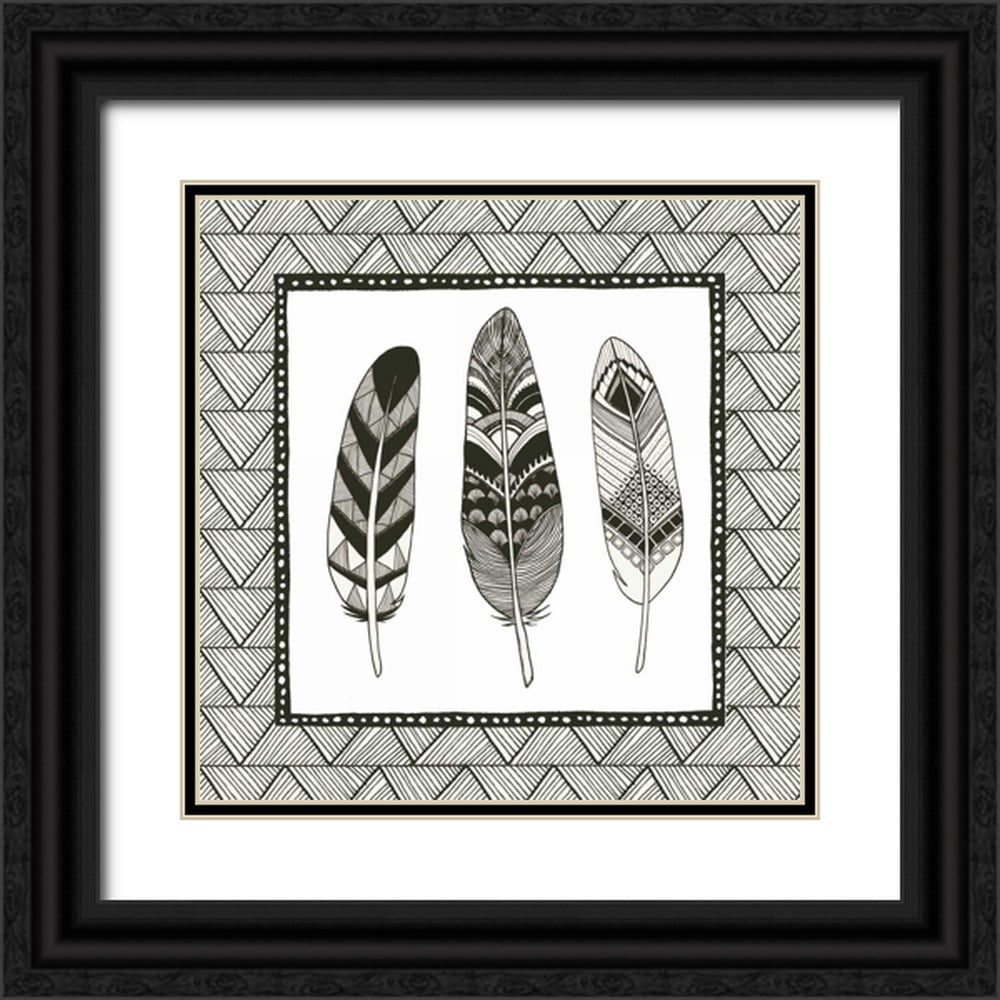 Miller, Sara Zieve 26x26 Black Ornate Wood Framed with Double Matting ...