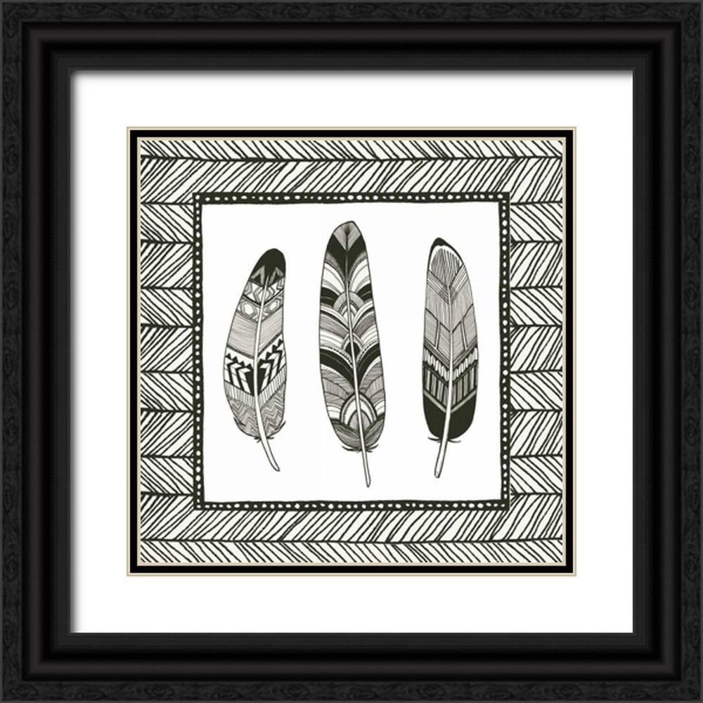 Miller, Sara Zieve 26x26 Black Ornate Wood Framed with Double Matting ...