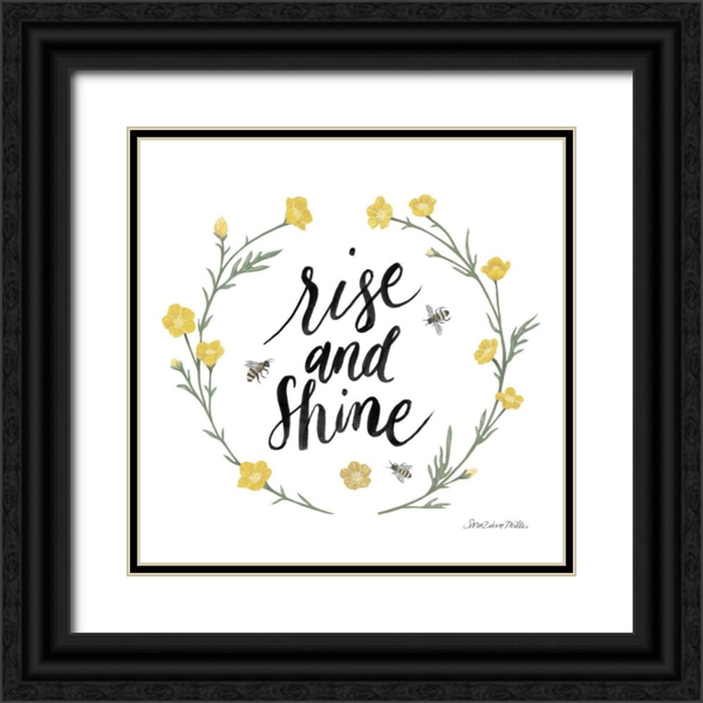 Miller, Sara Zieve 26x26 Black Ornate Wood Framed with Double Matting ...