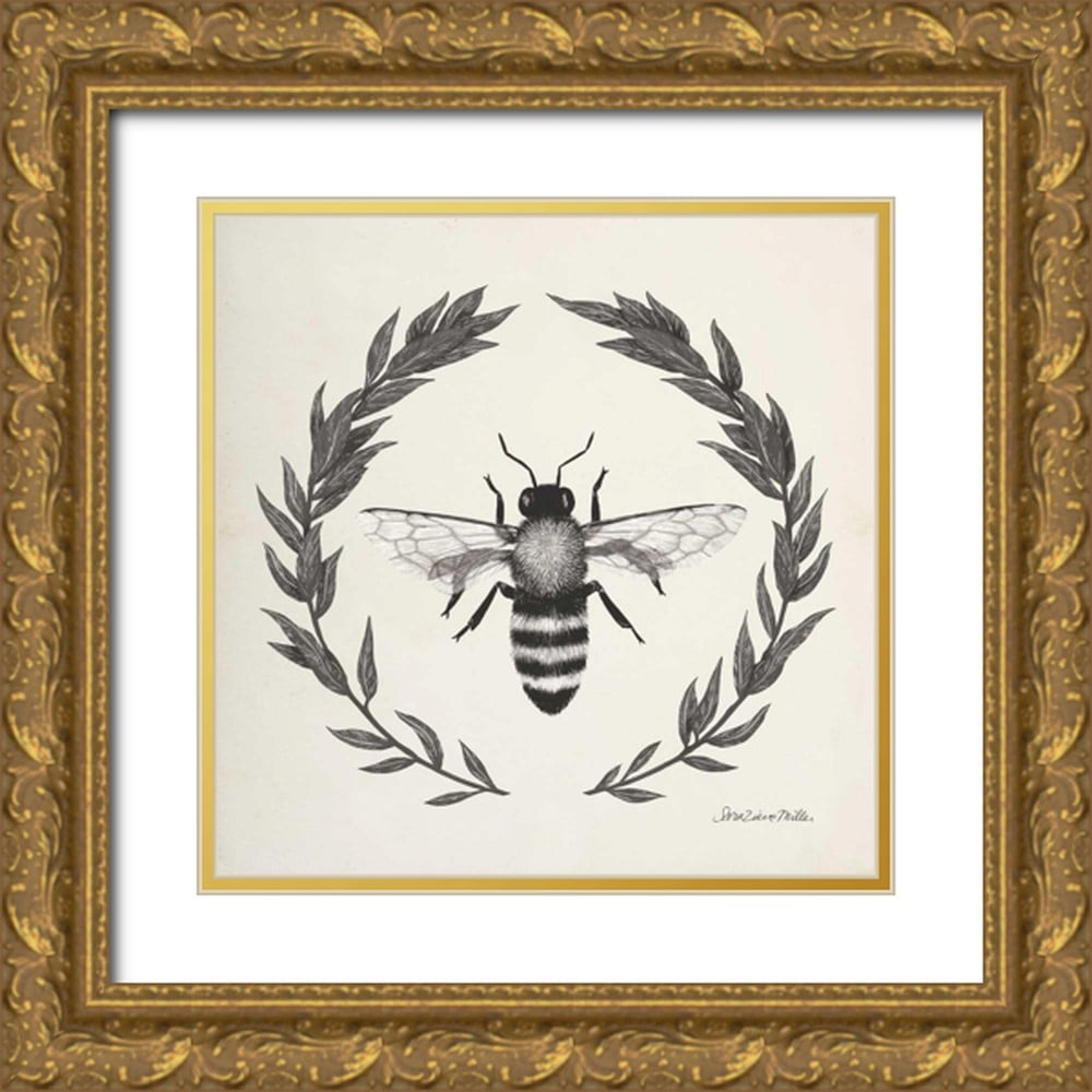 Miller, Sara Zieve 26x26 Gold Ornate Wood Framed with Double Matting ...