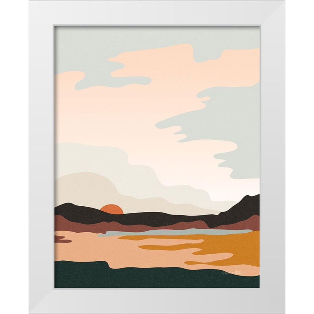 Miller, Sara Zieve 26x32 White Modern Wood Framed Museum Art Print ...