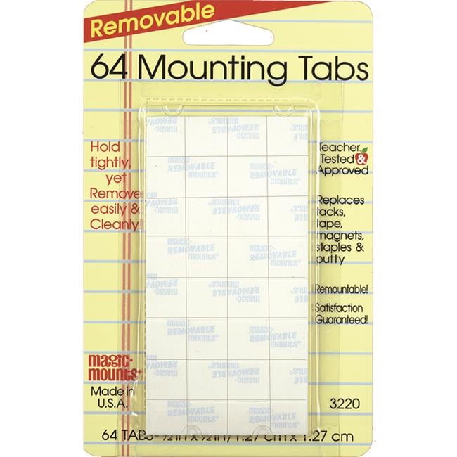 Miller Studio 0.5 x 0.5 in. Magic Mounting Tabs - 64 Per Pack - Pack of ...