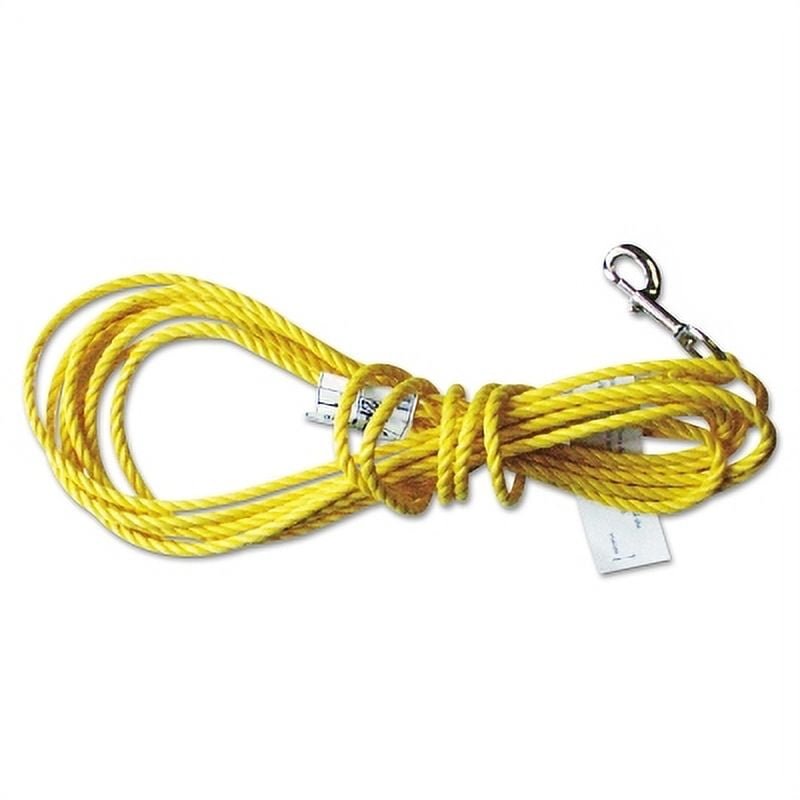Poly Rope, Tag Line (Not Load Bearing) 130 ft, Polypropylene, Yellow ...
