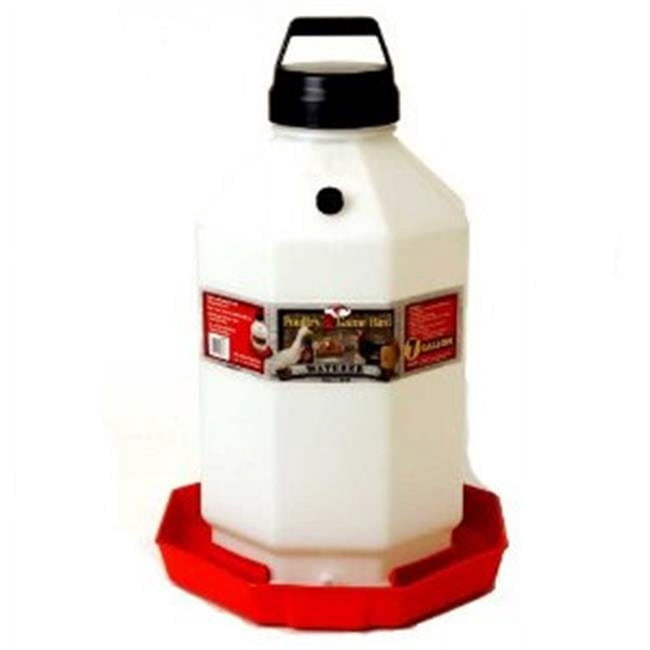 Millerco Plastic Poultry Waterer 7 Gallon Red PPF-7 - Walmart.com