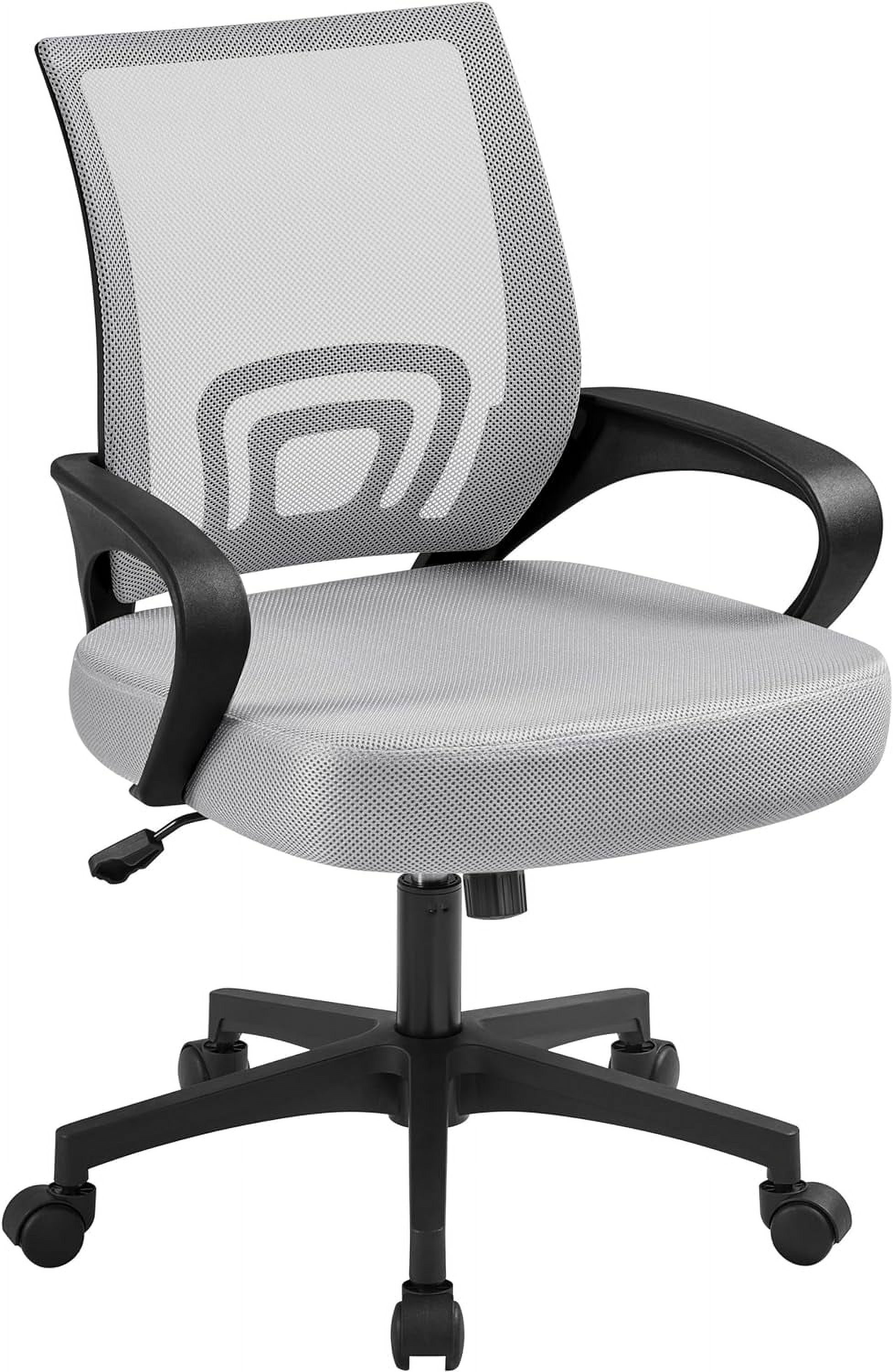 Millerjens Office Chair Desk Chair Mid Back Mesh Task Chair Computer ...