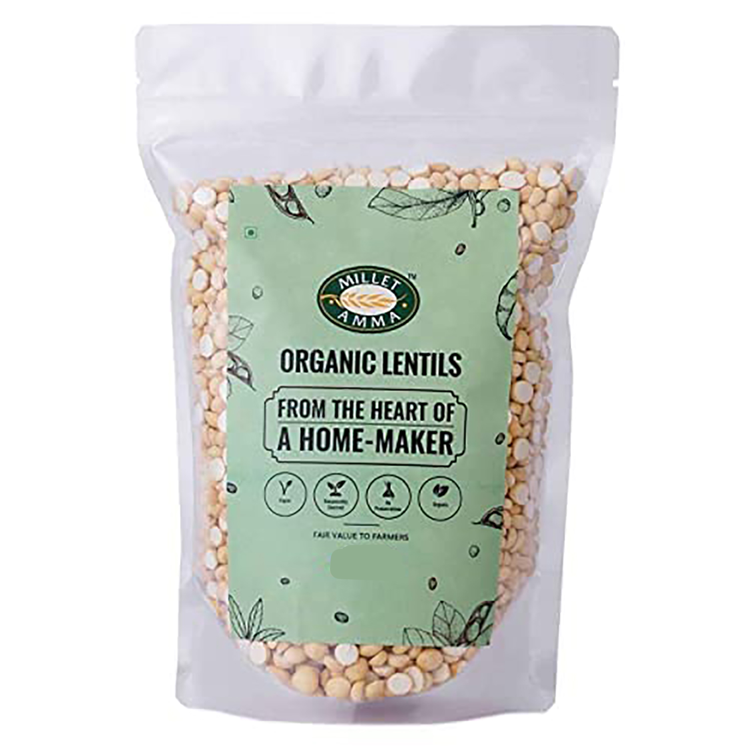 Millet Amma Organic Bengal Gram Roasted (1 Kg)|(Sangapappu, Putnalu ...