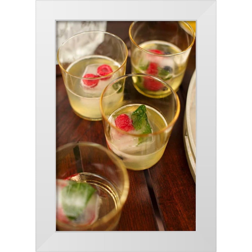 Millet, Karyn 23x32 White Modern Wood Framed Museum Art Print Titled - Cocktail II - Walmart.com