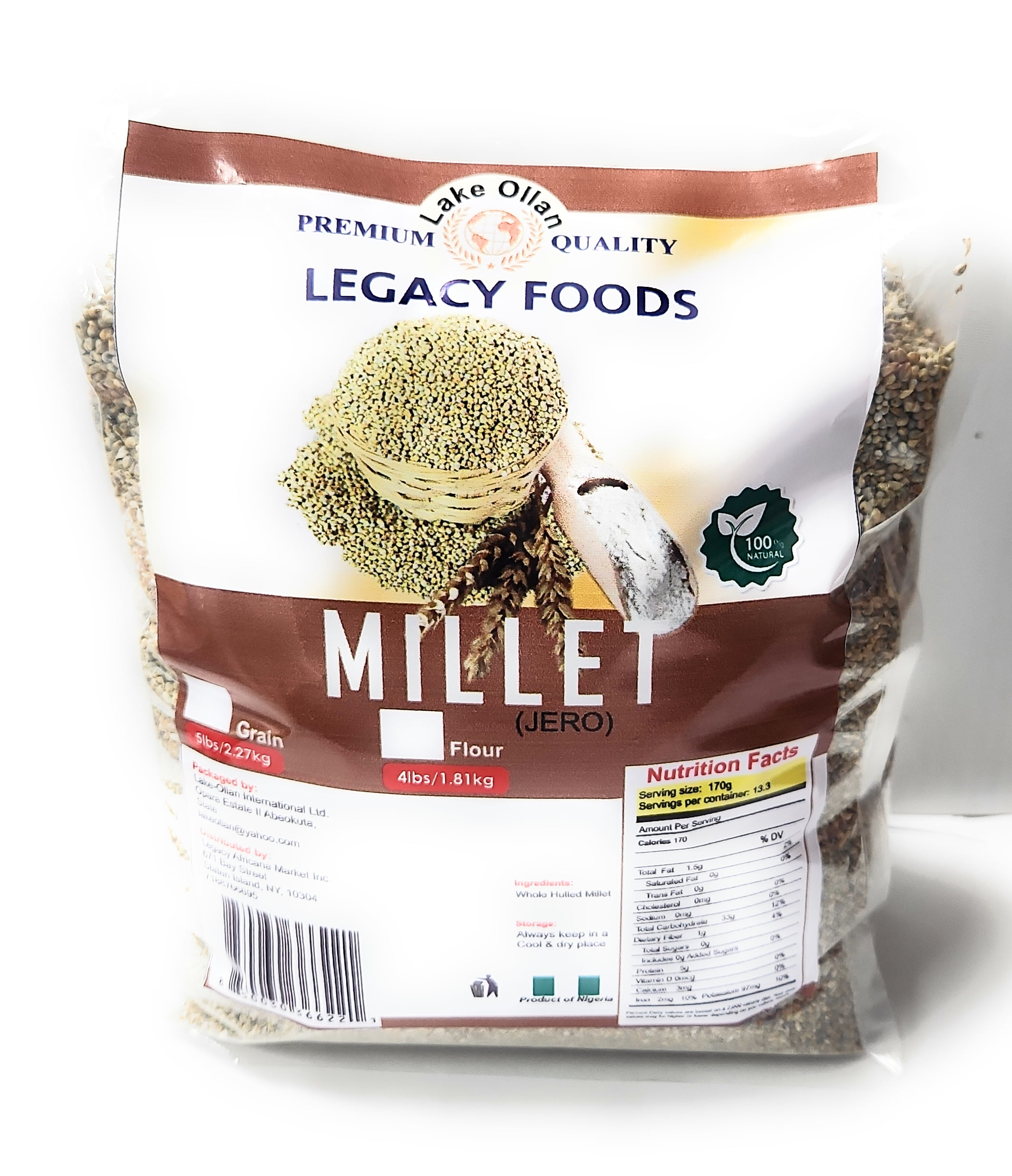 Millet Seeds (Jero / Gero) 5lbs/ 2.27kg - Walmart.com