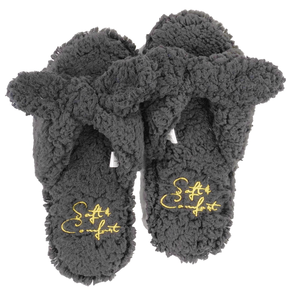Millffy Women's Flip Flop House Slippers, Black, 5-6 US - Walmart.com