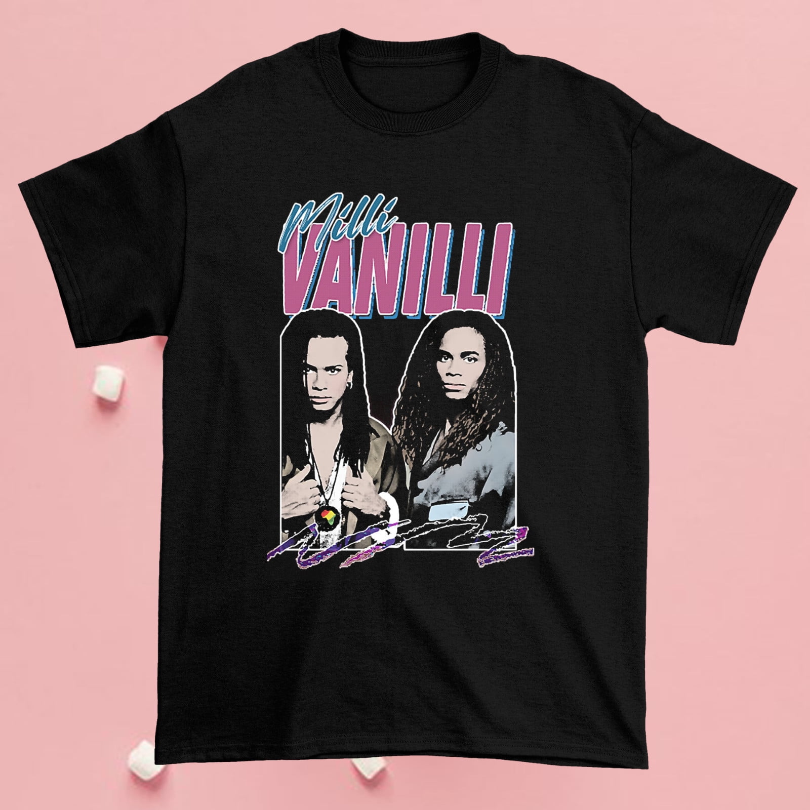 Milli Vanilli - 80's Member Short Sleeve White All size Shirt NG2022 ...