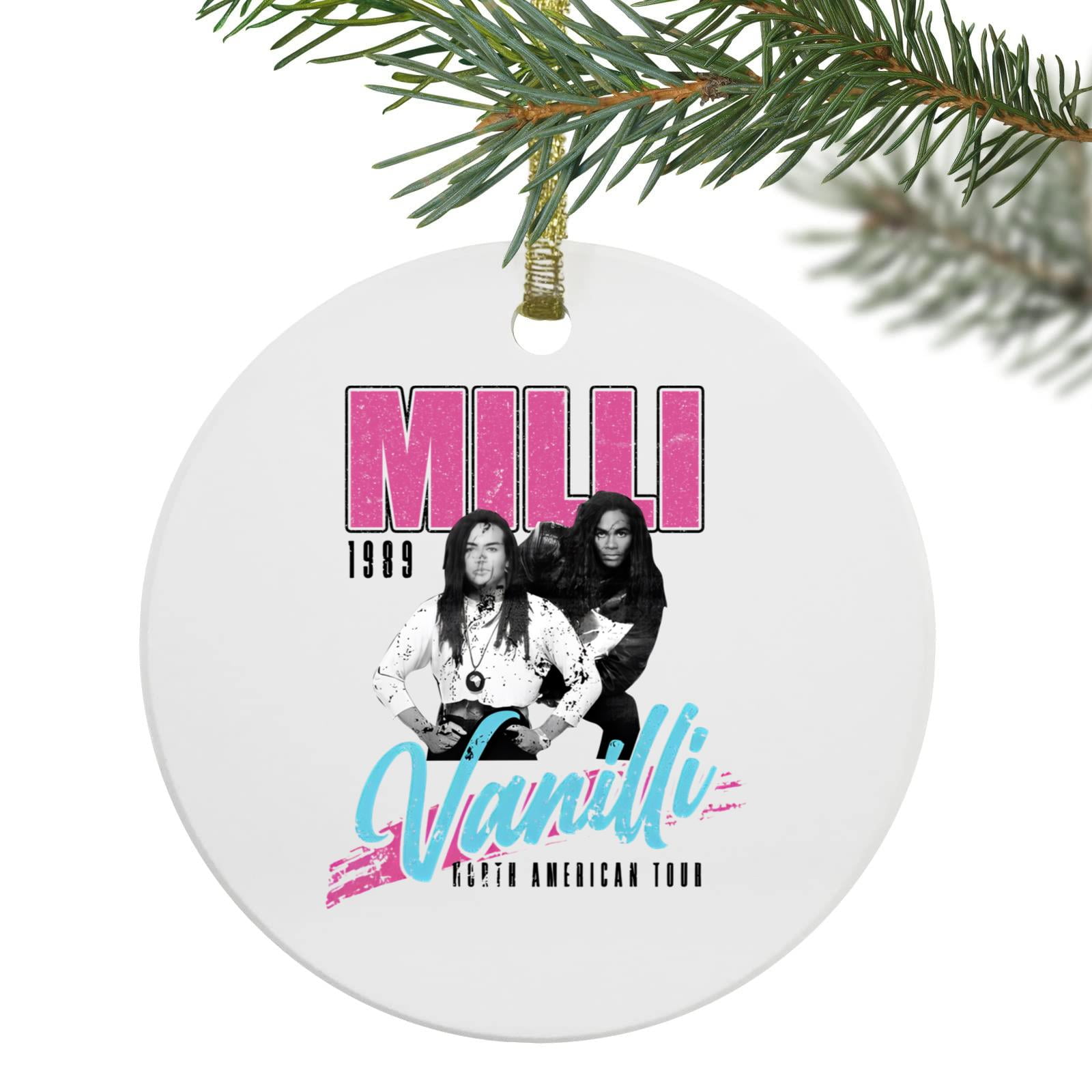 Milli Vanilli Concert Tour 1989, Hot Trend Ceramic Ornament, Christmas ...