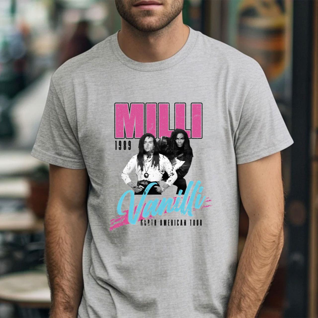 Milli Vanilli Concert Tour 1989 T-Shirt - Walmart.com