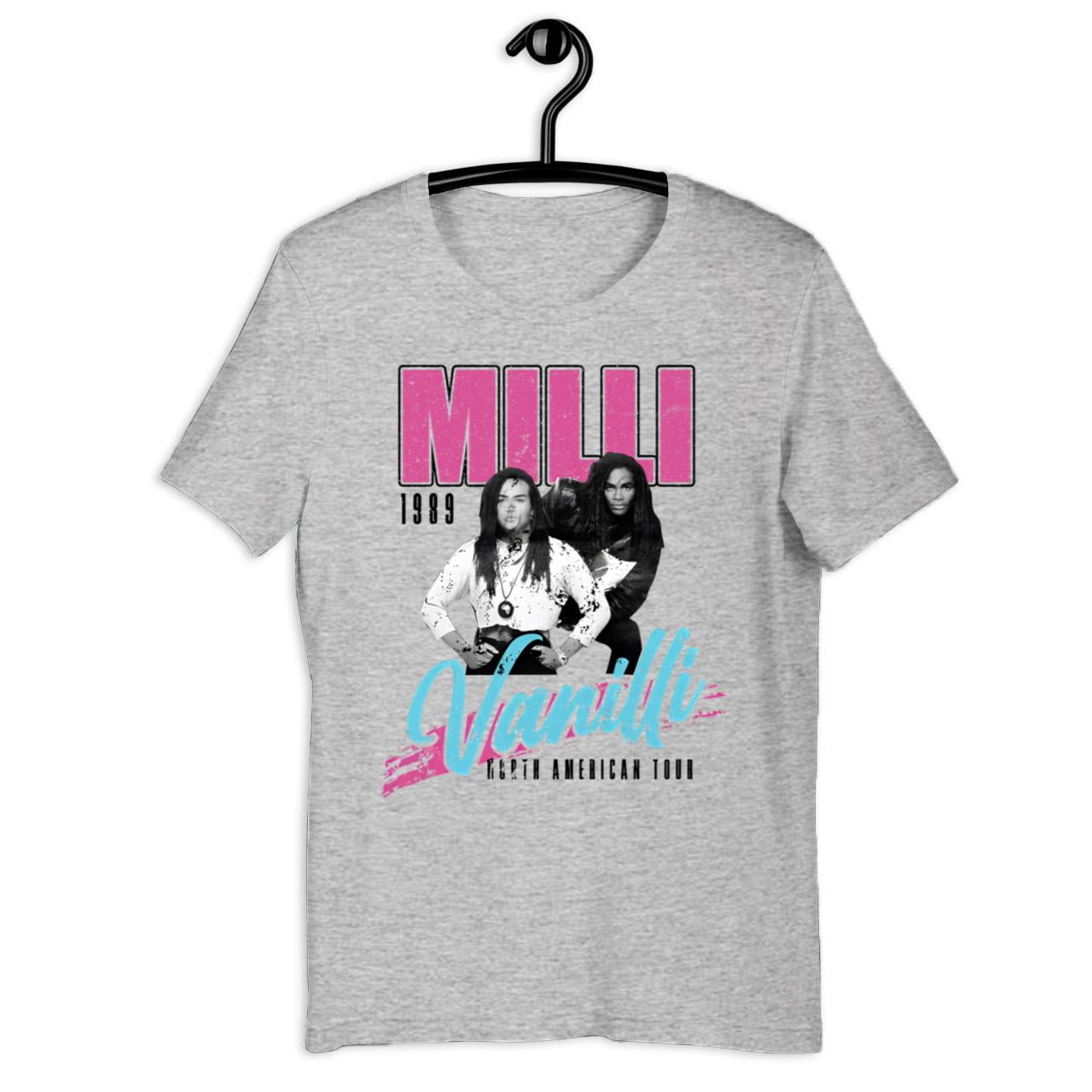 Milli Vanilli Concert Tour 1989 T-Shirt - Walmart.com