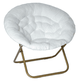 Milliard Comfy Round Fuzzy Chair for Teens, Adults, Dorm Rooms / X ...