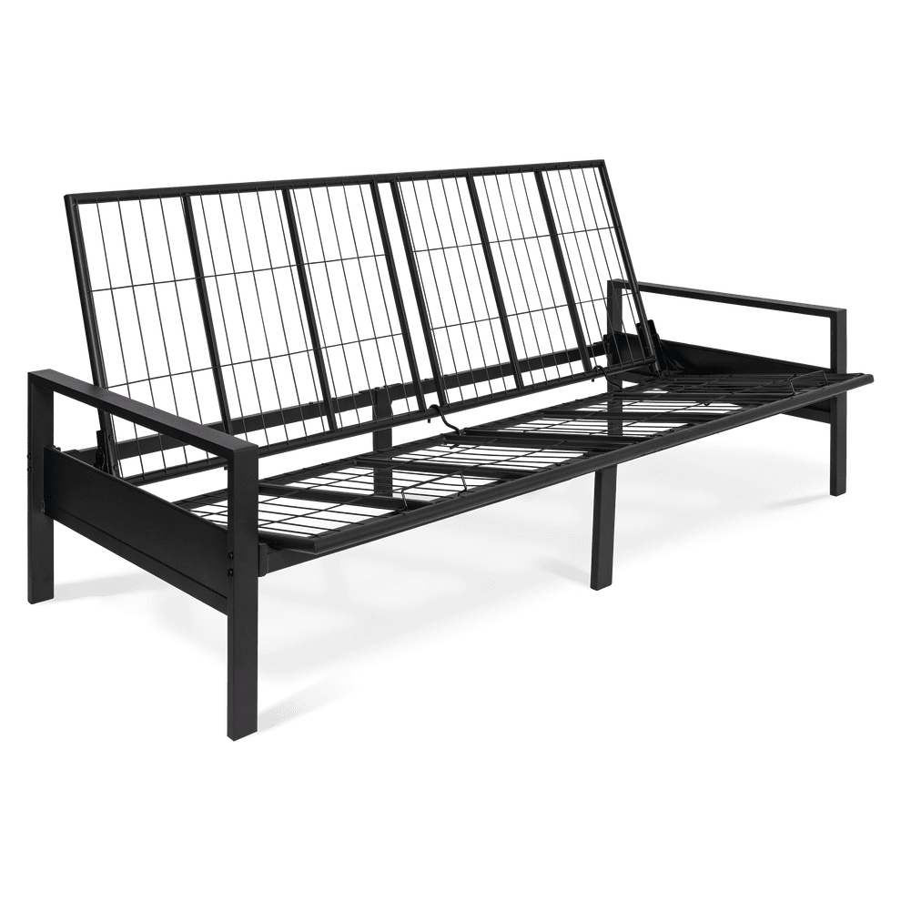 Milliard Full Size Black Metal Futon Frame - Walmart.com
