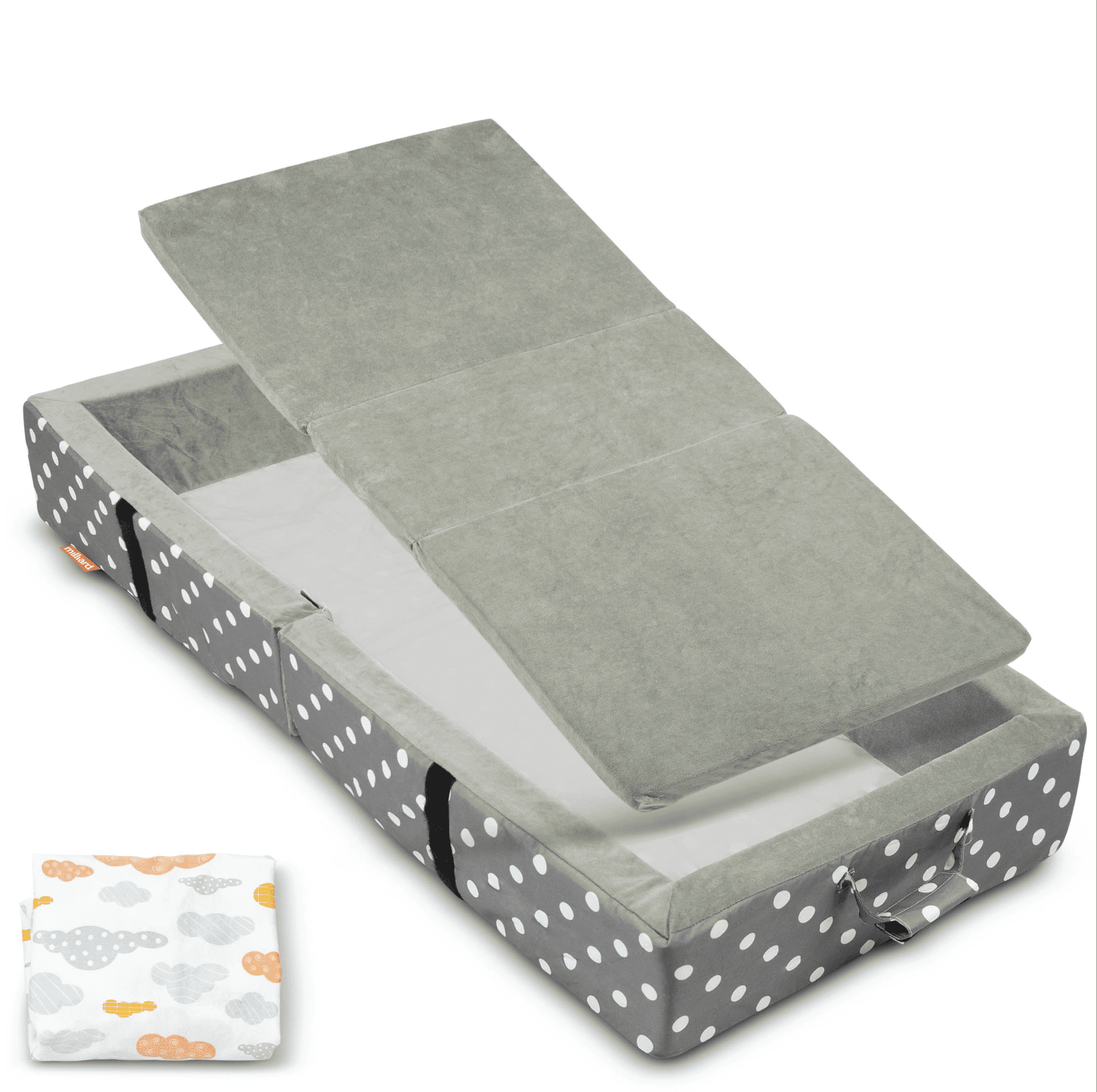 Milliard Portable Toddler Bed Nap Mat, Washable, Great for Travel ...