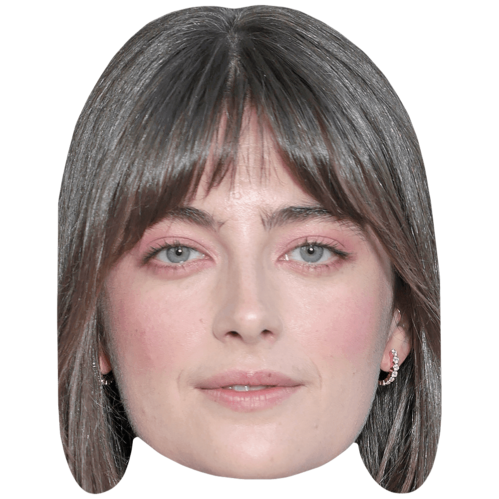 Millie Brady (Hair Down) Celebrity Mask, Flat Card Face, Fancy Dress ...