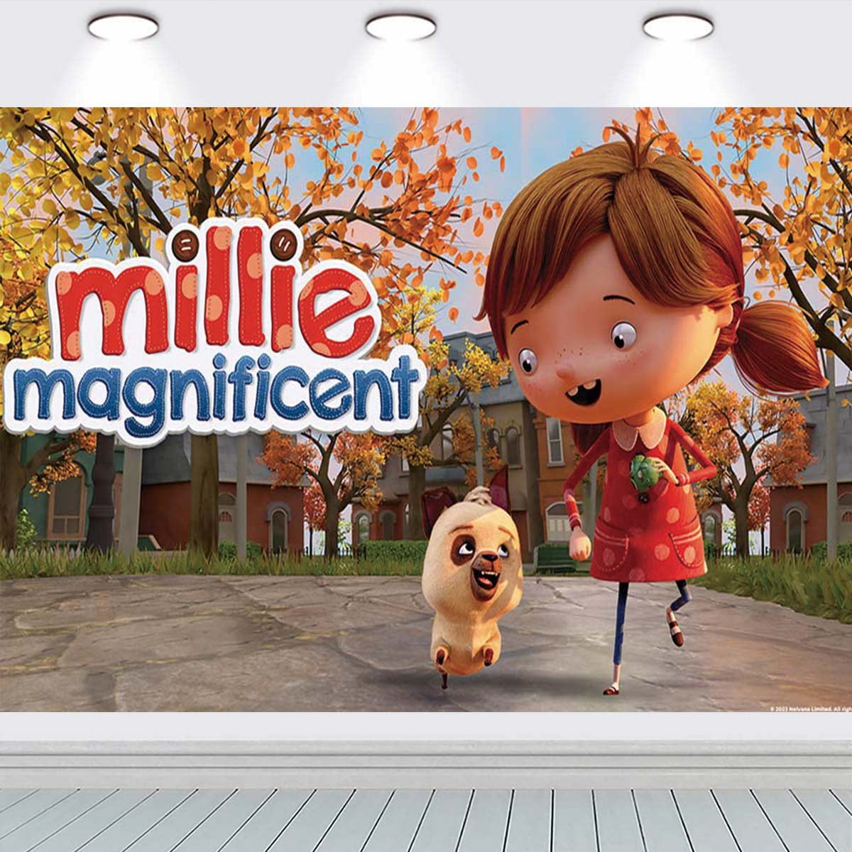 Millie Magnificent school Backdrop Background Banner Birthday Party ...
