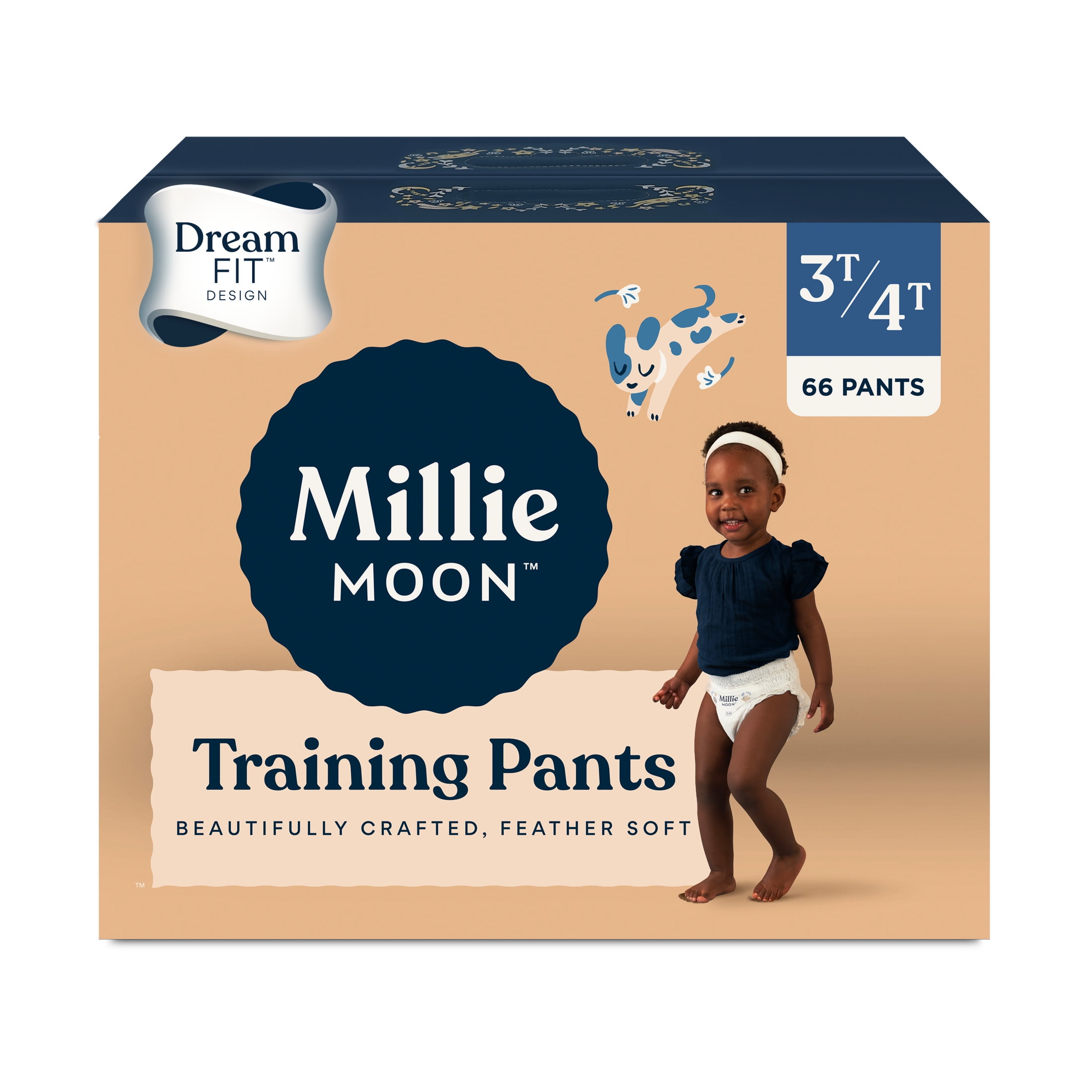 Millie Moon Luxury Training Pants, Size 3T-4T, 66 Count - Walmart.com