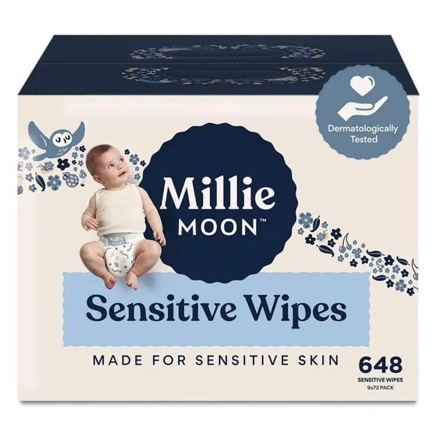 Millie Moon Sensitive Wipes (648) - Walmart.com