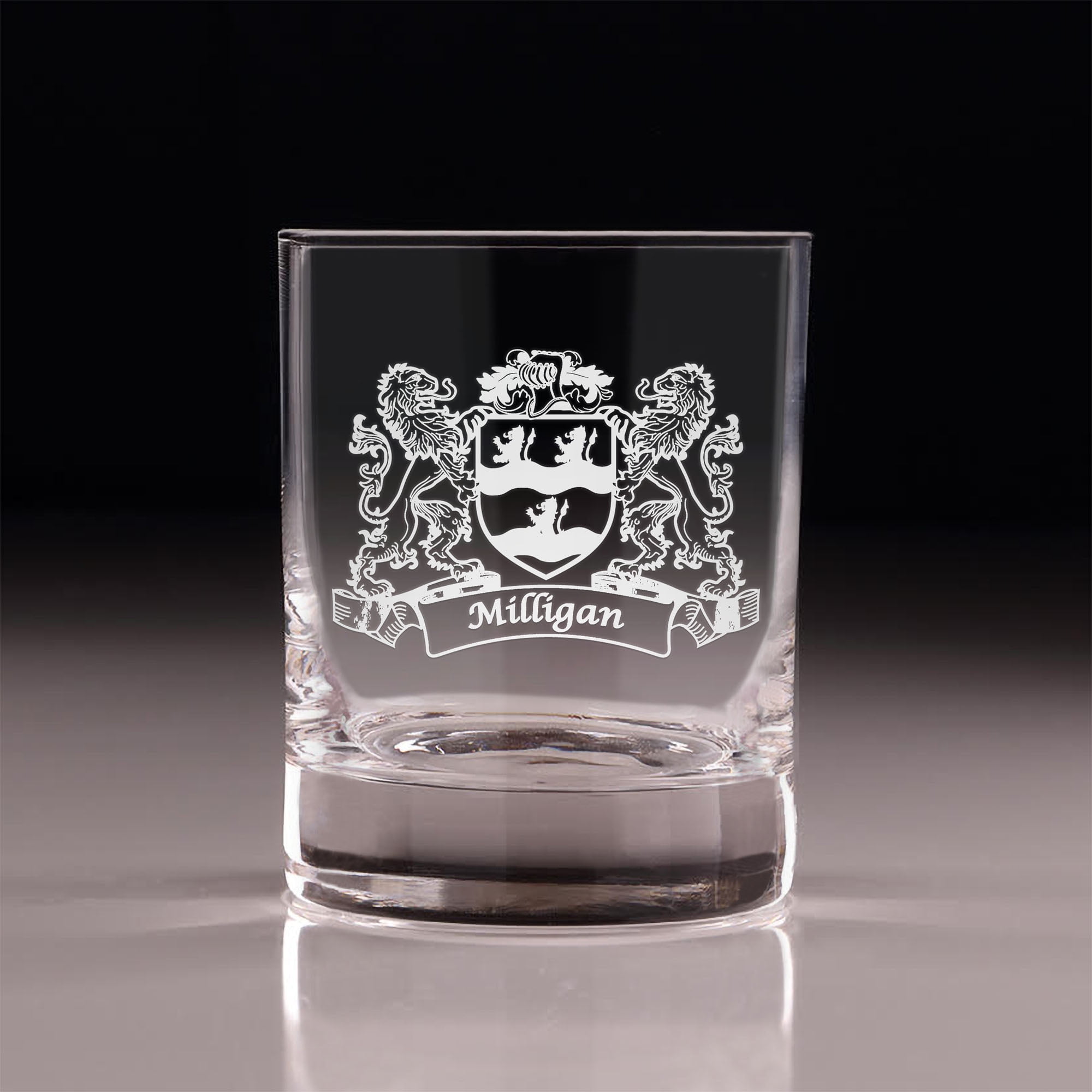 Milligan Irish Coat of Arms Old Fashioned Tumblers - Set of 4 - Walmart.com