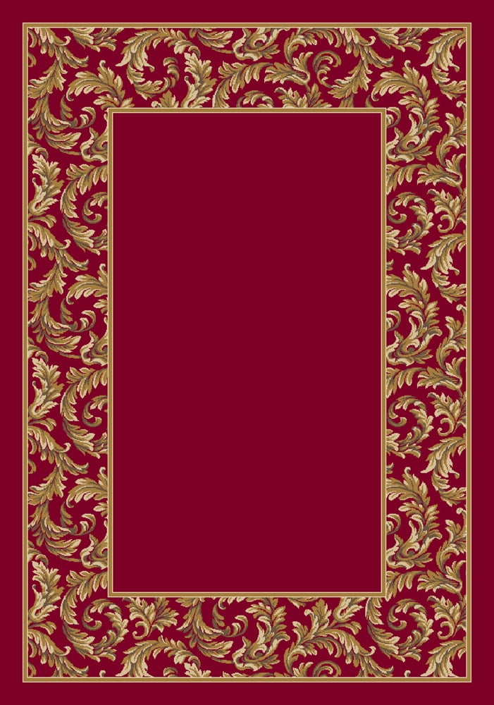 Milliken Design Center Area Rug CORINTHIUS RUBY Corinthius Ruby 2' 4" x 11' 8" Runner - Walmart.com