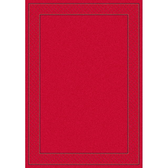 Milliken Design Center Area Rug LEGACY RUBY Legacy Ruby Flat Spotted 5 ...