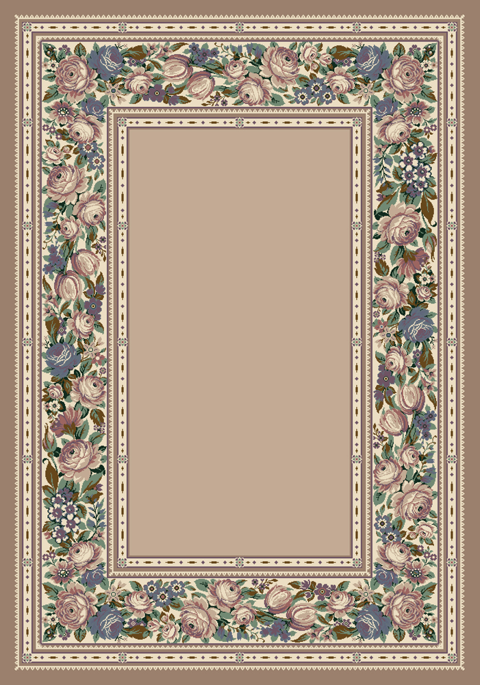 Milliken Innovations Area Rug ENGLISH FLORAL PEARL MIST English Floral ...