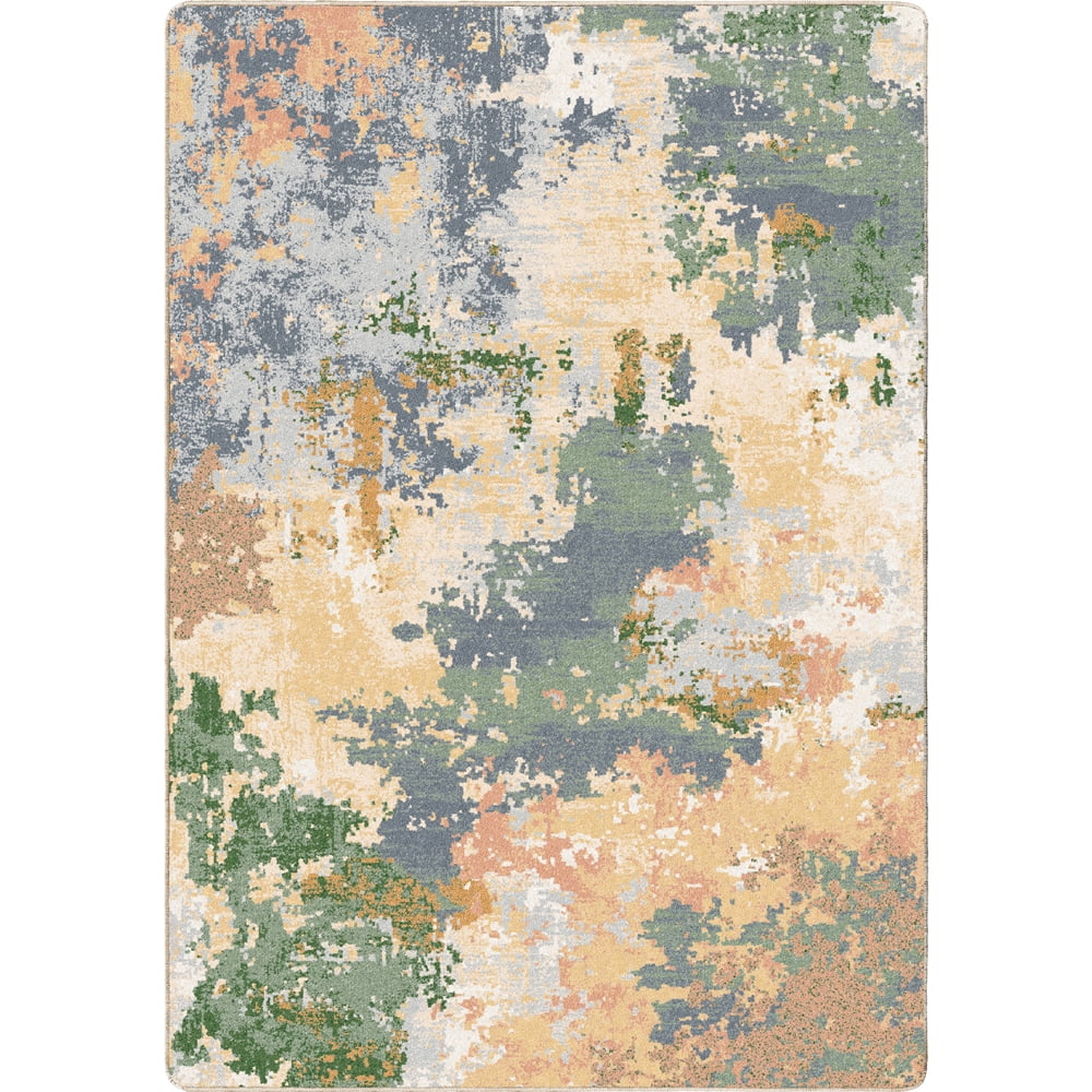 Milliken Residency Area Rug COLOR DRIFT Color Drift Yellow Modern, 10 ...