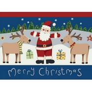 Milliken Seasonal Inspirations Area Rug Santa Gift 02001 Workshop 5' 4 ...