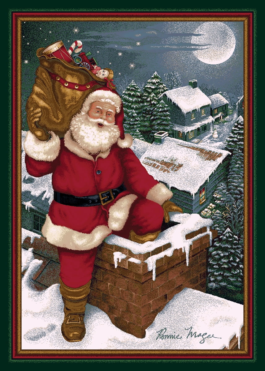 Milliken Seasonal Inspirations Area Rug Up On The Housetop 11000 ...