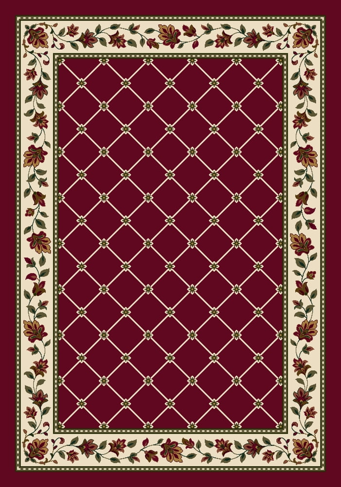 Milliken Signature Area Rug SYMPHONY BRICK Symphony 08500 Bulbs Petals ...