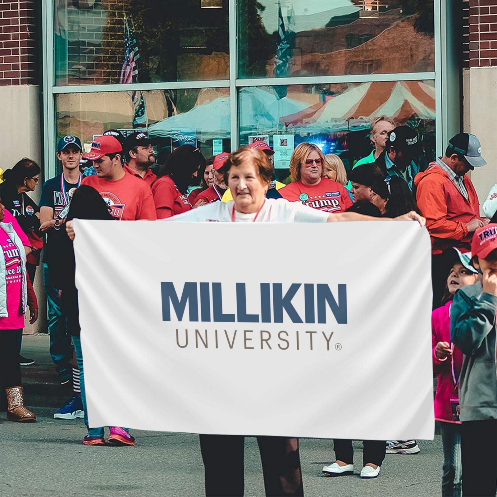 Millikin A University Logo Flag 3x5 Ft Holiday Banner Garden Yard House ...