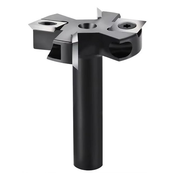 Milling Cutter 4-Flute Spoilboard Surfacing Bits Shank Wood Planer Bit ...