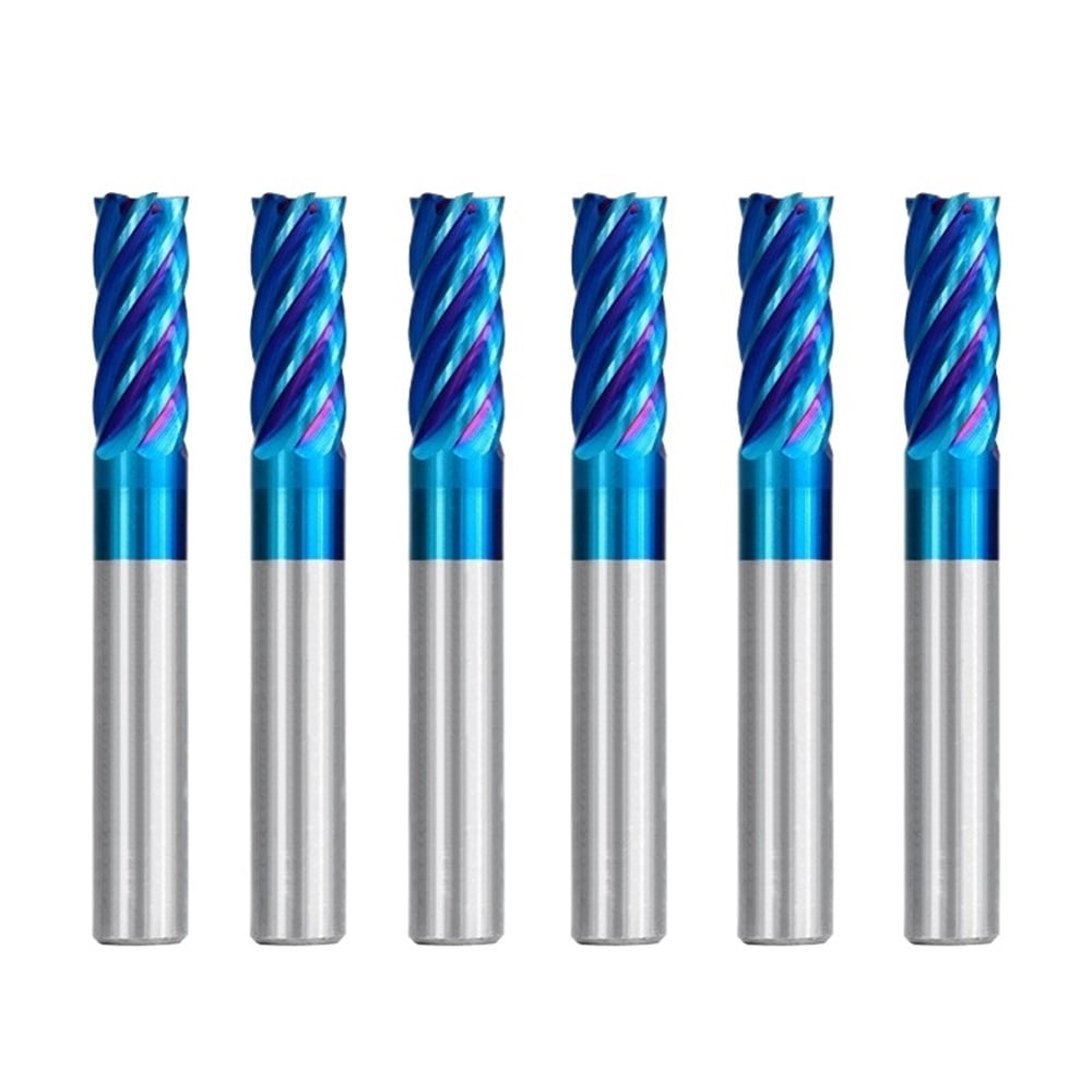 Milling Cutter CNC Router Bits 6 Flute Carbide End Mill 6mm 8mm 10mm ...