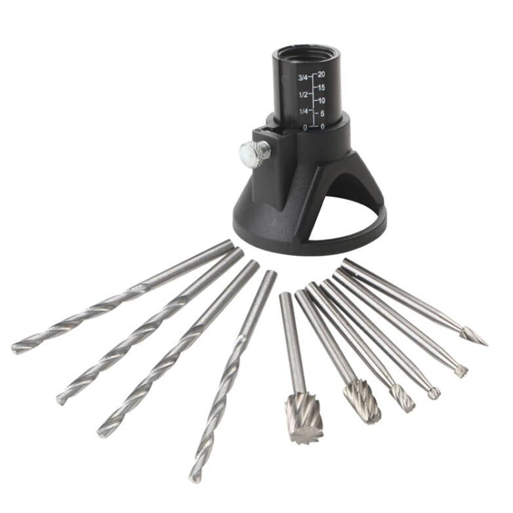 Milling Cutter Guide Attachment Drill Bit Wood Carving Tool Kit ...