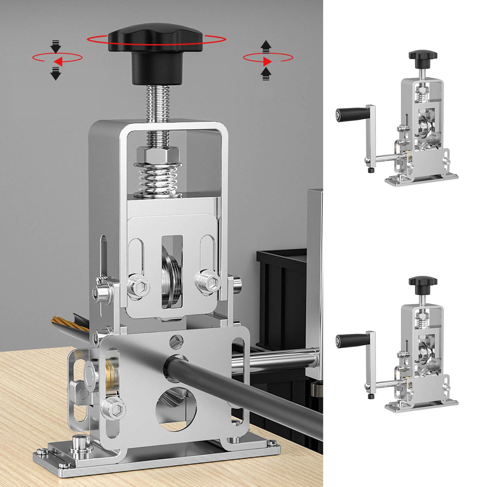 Milling Cutter Small Wire Stripping Machine Manual Hand Scrap Wire And ...