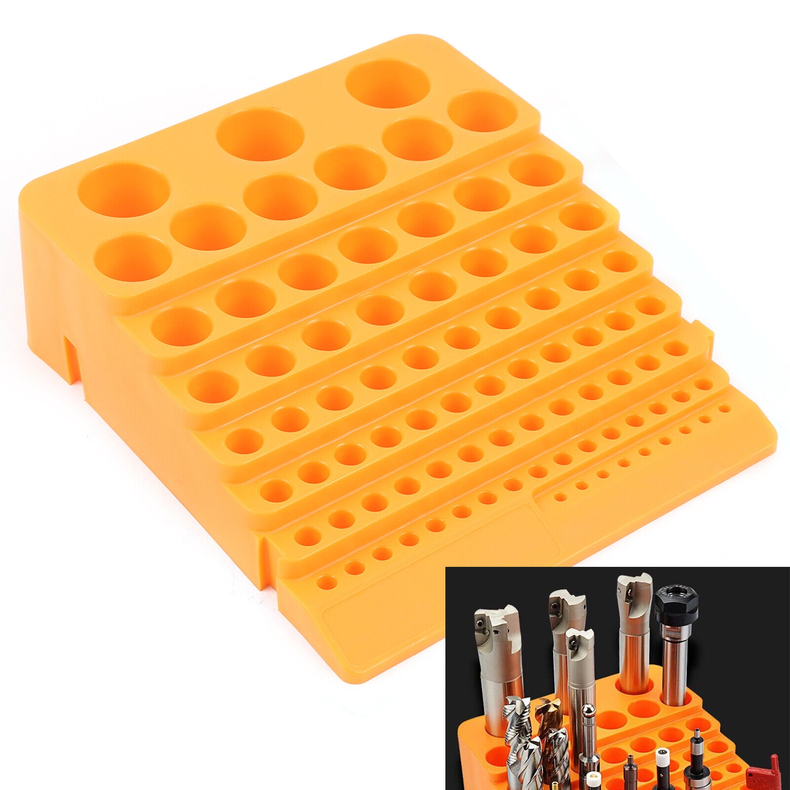 Milling Cutter Storage Box Screwdriver Drill Bit Milling Cutter Storage ...