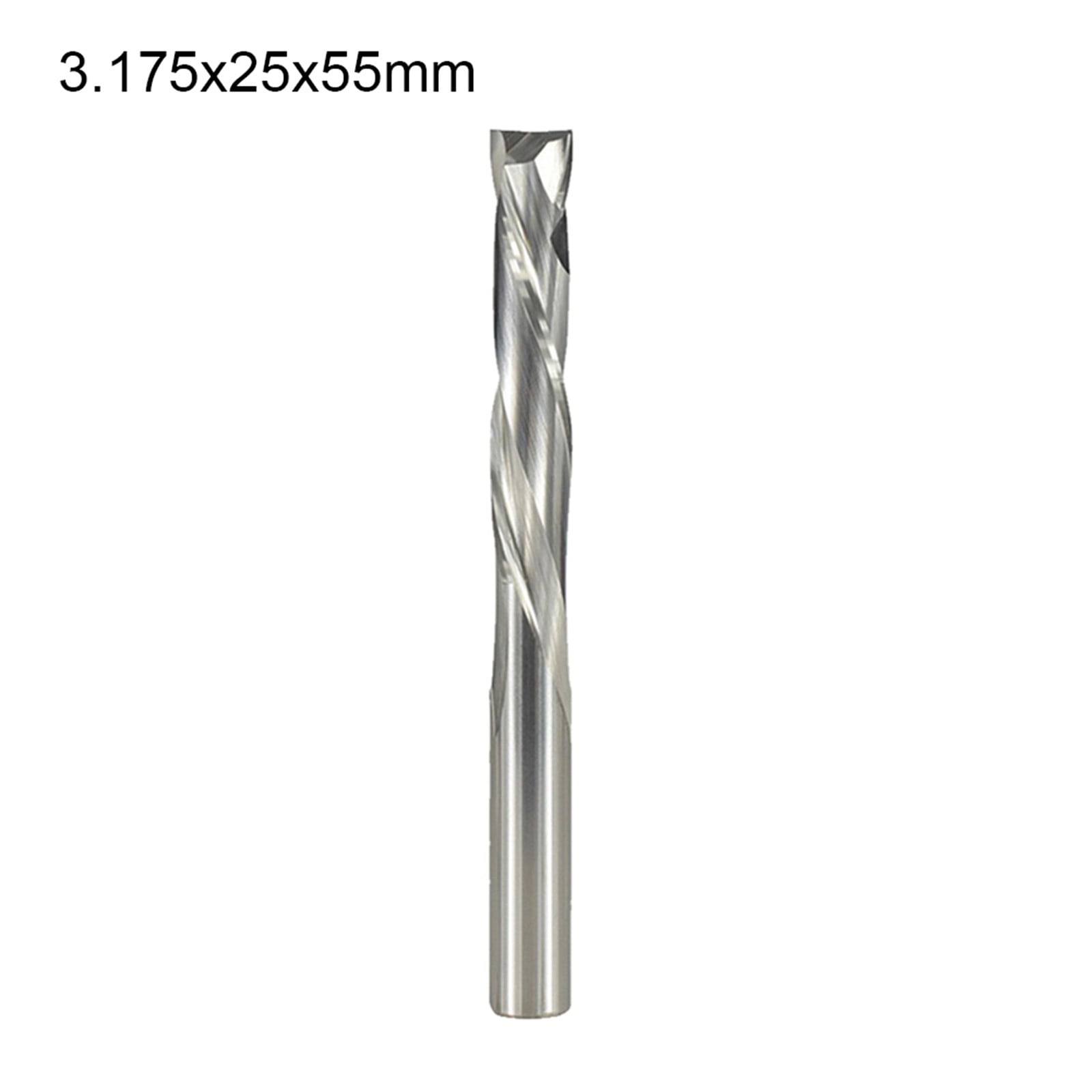 Milling Cutter Two Flute Compression Up/Down Cut Spiral Router Bit CNC ...
