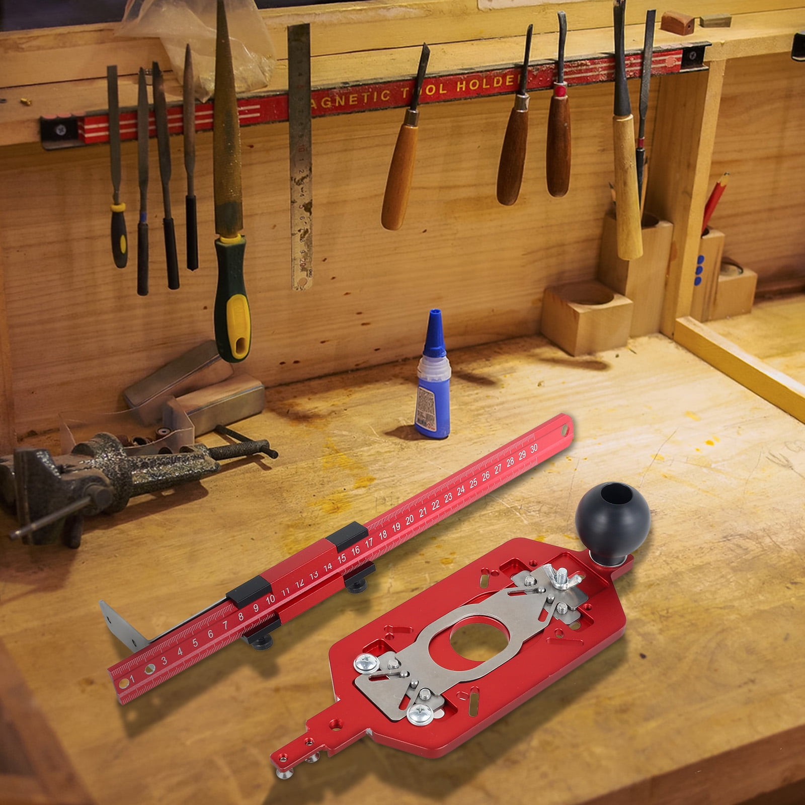 Milling Groove Bracket Woodworking Tools in Aluminium Easy to Assemble Trimmer Rounder Multi ...