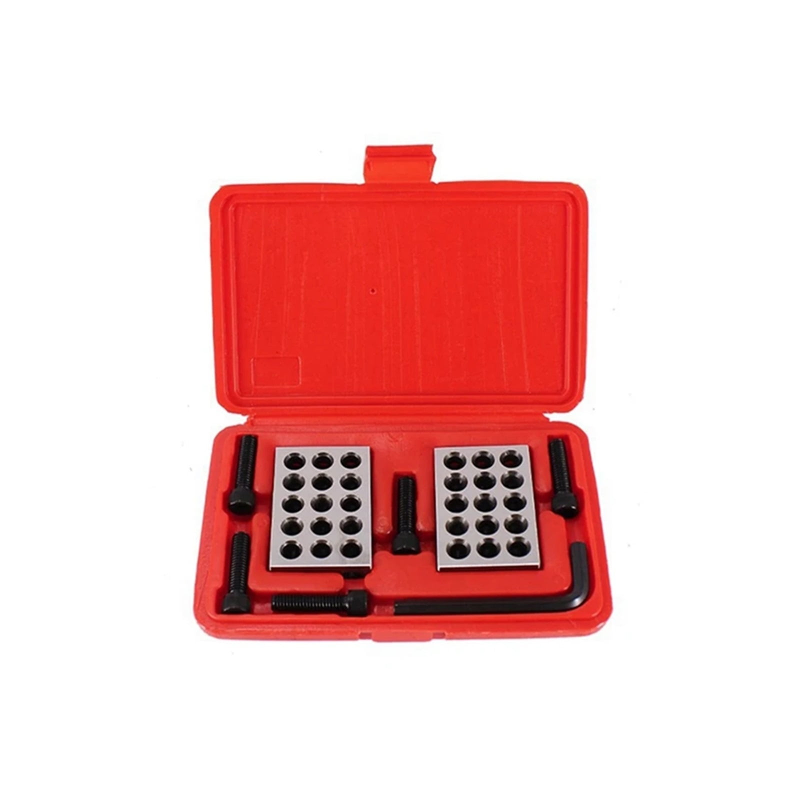 Milling Machine Parallel Pad Set Steel 25-50-75Mm 23 Hole Gauge Block ...