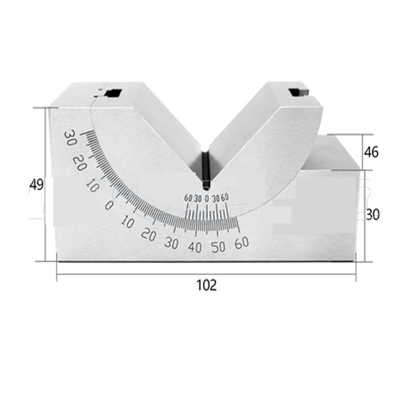 Milling Machine Precision Parts Adjustable Pad 0/30/60 Angle Gauge ...